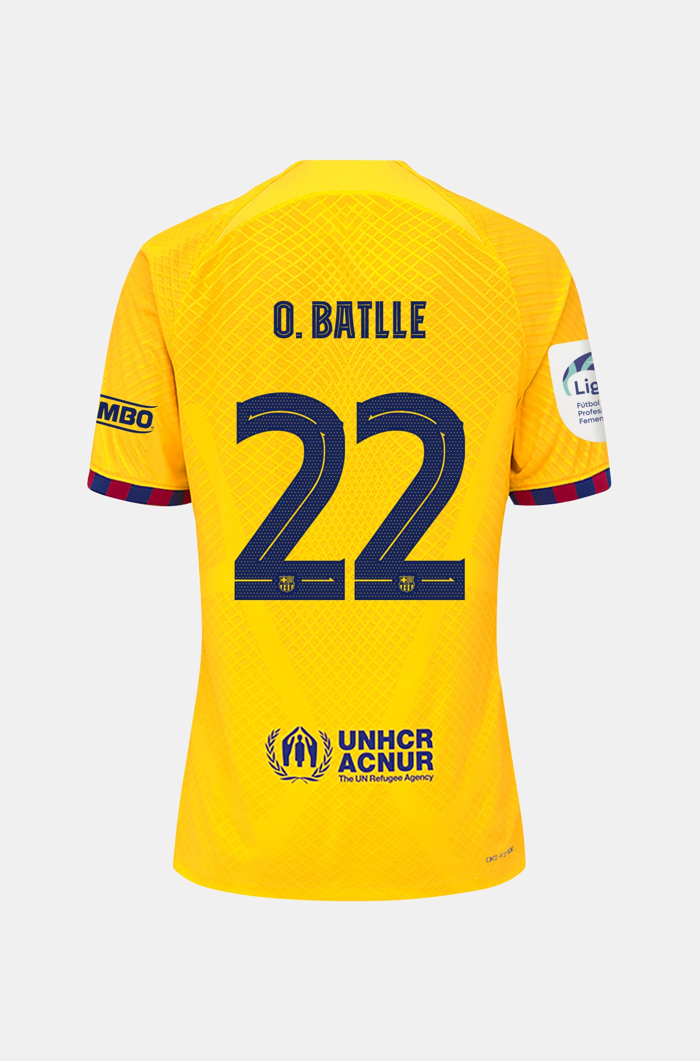 Liga F FC Barcelona fourth Shirt 23/24 Player’s Edition - O. BATLLE ...