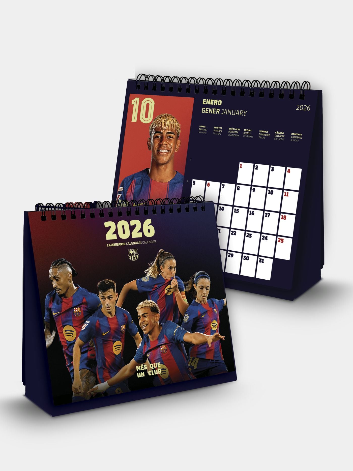 FC Barcelona Desk Calendar 2026 – Barça Official Store