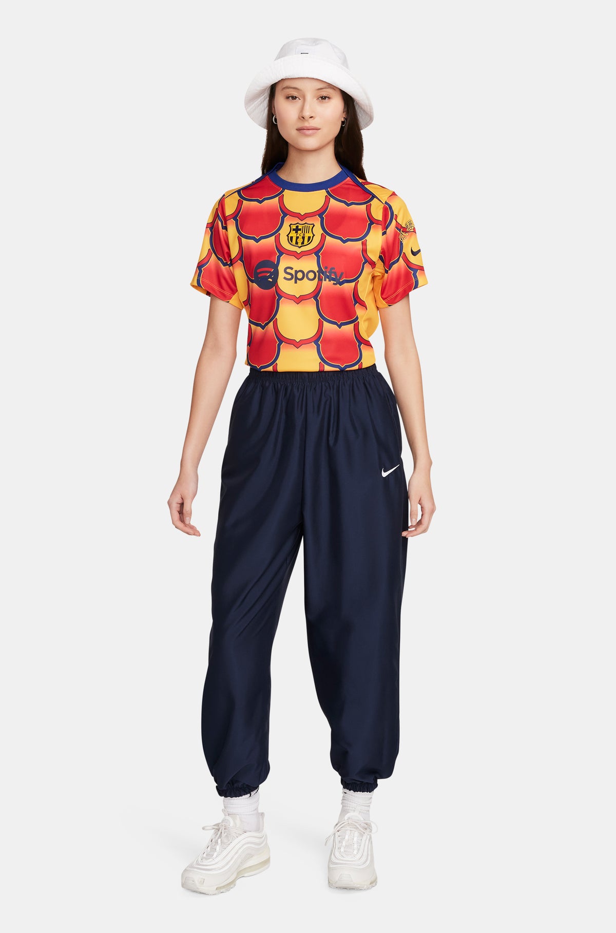 FC Barcelona gold Pre-Match Shirt - Women's – Barça Official Store