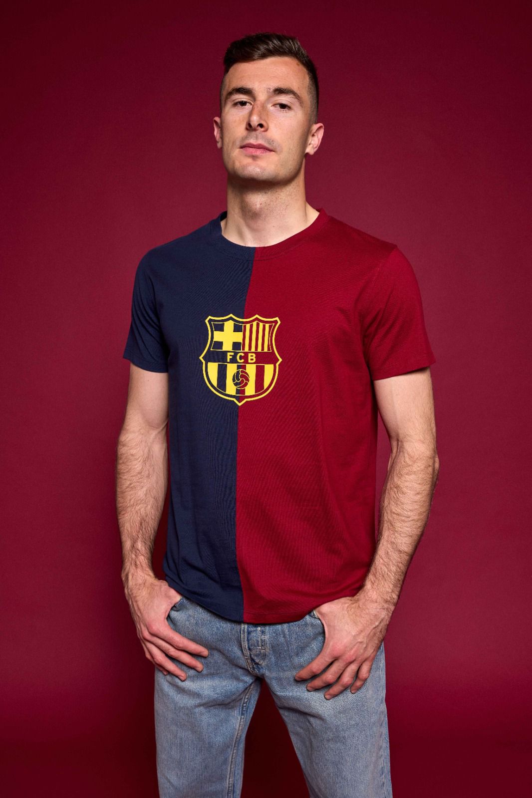 FC Barcelona bi-colour T-shirt – Barça Official Store