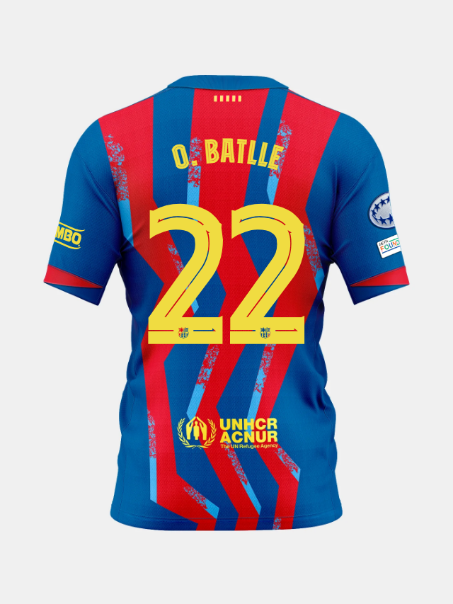 O. BATLLE | UWCL Women's fourth jersey 25/26 FC Barcelona – Barça ...